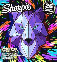 Sharpie Fine Permanent 26 Renk Kurt Kutu Markör Kalem Fiyatları ...