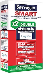 Sorvagen Smart Sitikolin, Dha Omega 3 ve B12 (30 Kapsül) - 2 Adet Fiyatları, Özellikleri ve ...