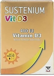 Sustenium Vitamin D3 1000 IU 20 ml Sprey Fiyatları, Özellikleri ve ...