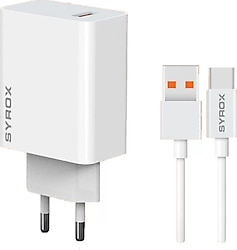 Syrox M67T 67 W Type-C Kablolu Hızlı Şarj Aleti Fiyatları, Özellikleri ...
