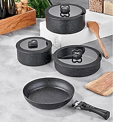 Taç MasterCook Family Siyah 12 Parça Tencere Seti Fiyatları ...