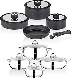 Taç Easy Connect 8 Parça Tencere Seti Fiyatları, Özellikleri ve ...
