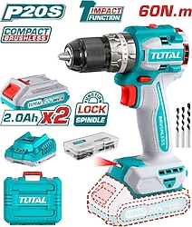 Total Li-ion Çift Akülü Vidalama Matkap 20V Lithium- lon Fiyatları ...