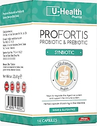 U-Health Pharma Profortis Probiyotik ve Prebiyotik 14 Kapsül Fiyatları ...