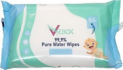 Vebox Pure Water Yenidoğan 64 Yaprak 16'lı Paket Islak Bebek Bakım ...
