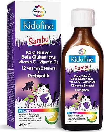 Acvison Kidofine Sambu Multivitamin 200 ml Fiyatları, Özellikleri ve ...