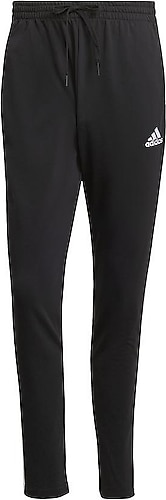 Adidas Essentials Single Jersey Tapered Open Hem 3 Stripes Erkek