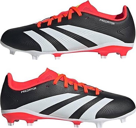 Adidas Predator 24 League FG IG7748 Siyah-Beyaz-Kırmızı Çocuk Krampon ...