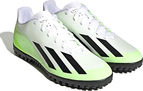 Adidas X Crazyfast.4 TF Beyaz-Neon Yeşil Erkek Halı Saha Ayakkabısı ...