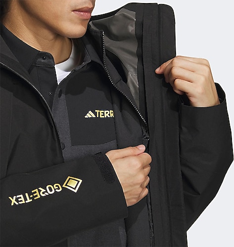 Adidas Y23 Terrex Gore-Tex 3in1 HY4721 Kapüşonlu Erkek Outdoor Mont ...