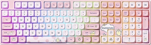Akko 5108B Plus Pompompurin RGB Pembe V3 Piano Pro Switch Kablolu ...