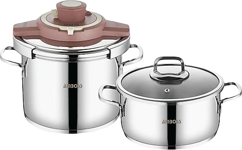 Amboss Ocean Matik Rose 4-6 lt Düdüklü Tencere Seti Fiyatları ...