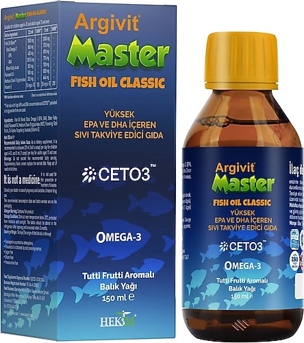 Argivit Master Fish Oil Classic Balık Yağı 150 ml Fiyatları ...