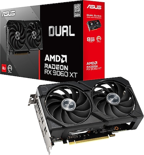 Asus RX 9060 XT Dual DUAL-RX9060XT-8G 128 Bit GDDR6 8 GB Ekran Kartı Fiyatları, Özellikleri ve ...