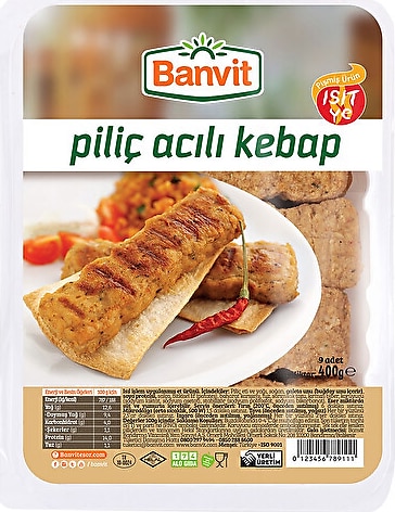Banvit Piliç Acılı Kebap 400 gr Fiyatları, Özellikleri ve Yorumları ...