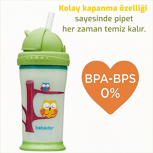 Bebedor Karanlikta Parlayan Pipetli Alıştırma Bardağı 240 ml Fiyatları ...