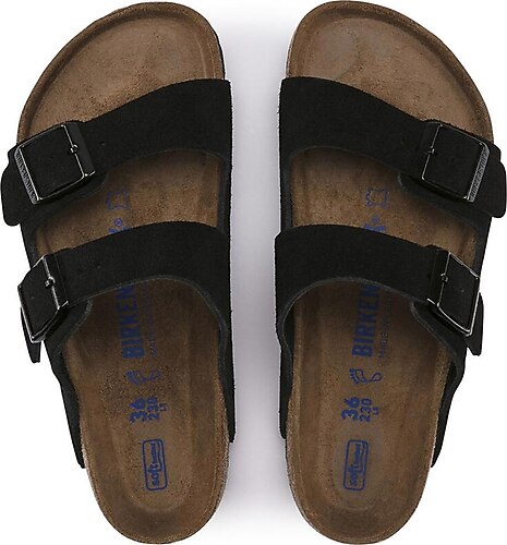Birkenstock Arizona Suede Leather Siyah Terlik 951323 Fiyatları ...
