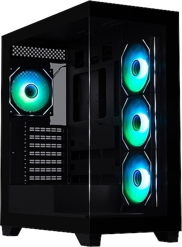 BitFenix Cube Premium ARGB 4 Fanlı 750 W Siyah ATX Oyuncu Kasası ...