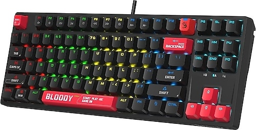 Bloody S87 RGB Red Switch Kablolu Mekanik Oyuncu Klavyesi Fiyatları ...