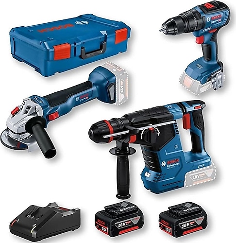 Bosch GBH 187 Li GWS 18V 10 GSR 18V 50 Elektrikli El Aletleri Seti Fiyatlar Ozellikleri ve Yorumlar En Ucuzu Akakce