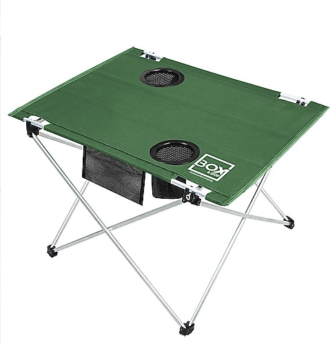 Box&Box 73x55x48 cm 2 Bardak Gözlü Yeşil Katlanabilir Kamp Masası ...