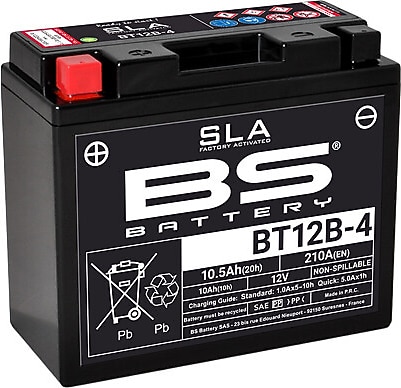 BS BT12B-4 SLA 12 V 10.5 Ah 210 A EN Motosiklet Aküsü Fiyatları ...