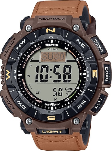 Casio Pro-Trek PRG-340L-5DR Deri Kordon Erkek Kol Saati Fiyatları, Özellikleri ve Yorumları | En ...