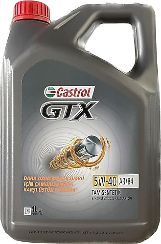 Castrol Gtx 5w 40 A3 B4 4 Lt Motor Yağı 2023 Fiyatları Özellikleri Ve Yorumları En Ucuzu Akakçe