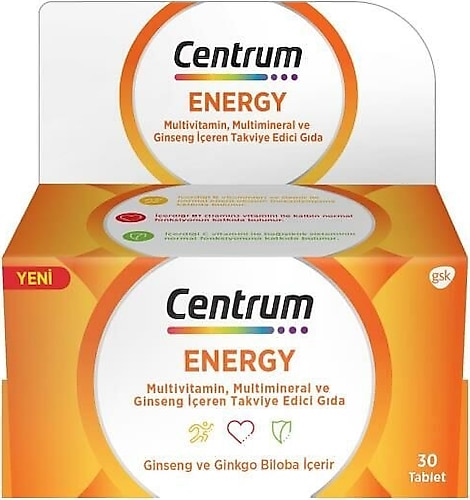 Centrum Energy 30 Tablet Fiyatları, Özellikleri ve Yorumları | En Ucuzu ...