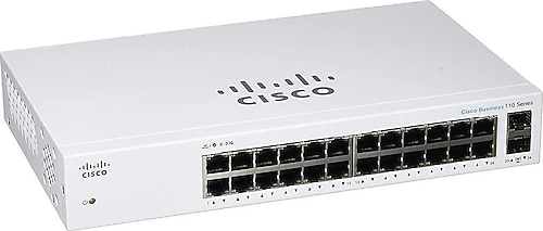 Cisco Business CBS110-24T 24 port 10/100/1000 Mbps Gigabit Switch ...