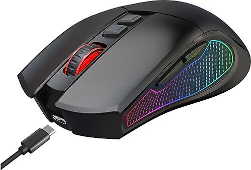 Claws Crossfire Air V1 RGB Makrolu Şarjlı Optik Kablolu/Kablosuz Oyuncu ...