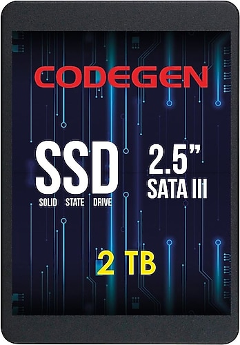 Codegen CDG-2TB-SSD25 SATA 3.0 2.5" 2 TB SSD Fiyatları, Özellikleri ve ...