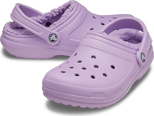 Crocs Classic Lined Clog Lila Terlik 203591-50P Fiyatları, Özellikleri ...