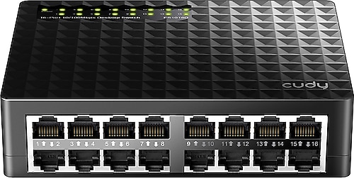 Cudy FS1016D 16 Port 10/100 Mbps Gigabit Switch Fiyatları, Özellikleri ...