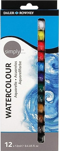 Daler-Rowney Simply Watercolour 12 ml 12'li Tüp Sulu Boya Fiyatları ...