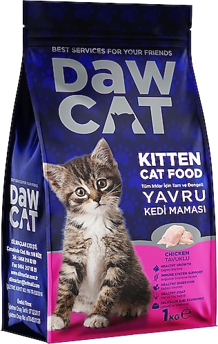 Daw Cat Tavuklu 1 kg Yavru Kedi Maması Fiyatları, Özellikleri ve ...