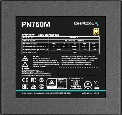 DeepCool PN750M Gen5.1 750 W Power Supply Fiyatları, Özellikleri ve ...