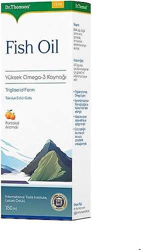 Dr. Thomson Fish Oil Portakal Aromalı 150 ml Fiyatları, Özellikleri ve ...