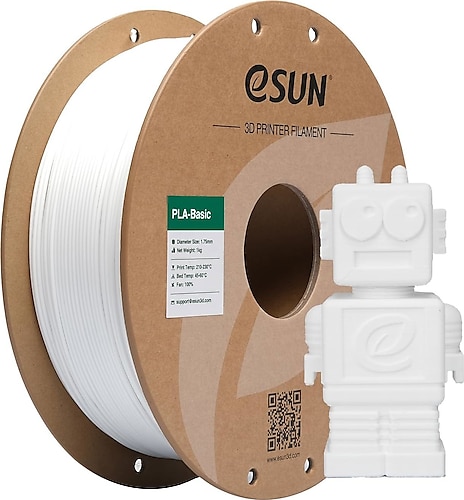 eSUN PLA Basic 1.75 mm 1 kg Beyaz Filament Fiyatları, Özellikleri ve ...