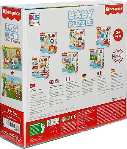 Fisher Price 2 in 1 Railway Bedtime Puzzle 13406 Fiyatları, Özellikleri ...