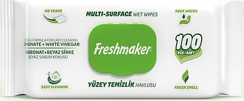 Freshmaker Beyaz Sabun Kokusu Yüzey Temizlik Havlusu 100 Yaprak Fiyatları, Özellikleri ve ...