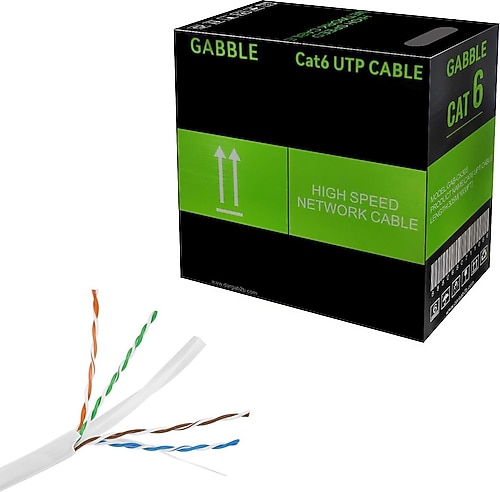 Gabble GAB-CK305 UTP 305 m CAT6 Network Kablosu Fiyatları, Özellikleri ...