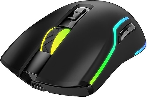 GameBooster M18 Inferno RGB Şarjlı Optik Kablolu/Kablosuz Oyuncu Mouse ...