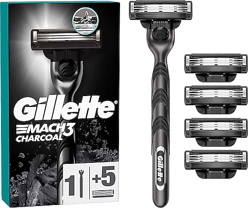 Gillette Mach3 Charcoal 5 Yedekli Tıraş Makinesi Fiyatları, Özellikleri ...