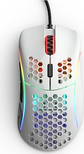 Glorious Model D GD-GWHITE Parlak Beyaz RGB Ergonomik Optik Kablolu ...