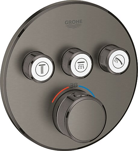 Grohe 29121AL0 Smart Control Ankastre Termostatik Brushed Hard Graphite ...