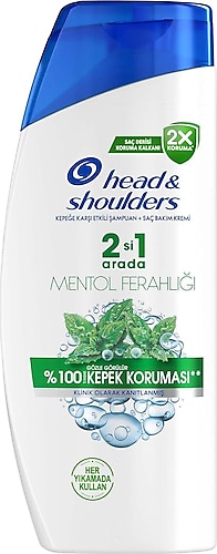 Head & Shoulders 2'si 1 Arada Mentol Ferahlığı Şampuan 625 ml