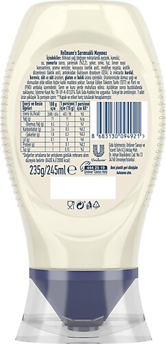 Hellmann's Sarımsaklı Mayonez 235 gr Fiyatları, Özellikleri ve ...