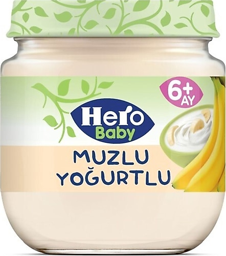 Hero Baby Muzlu Yoğurtlu Kavanoz Maması 120 gr Fiyatları, Özellikleri ...