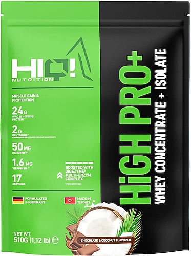 Hiq Nutrition High Pro Plus Protein Tozu 510 gr Fiyatları, Özellikleri ...